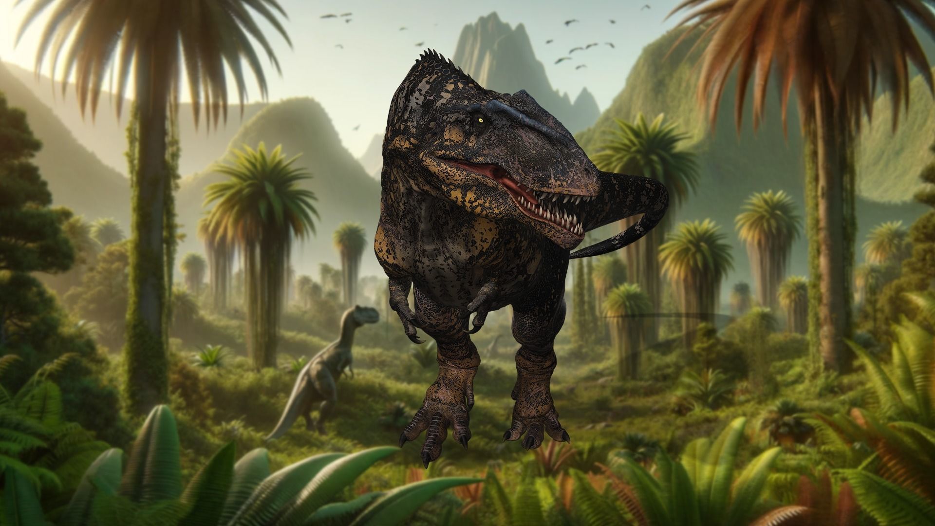 3D model Predator Dinosaur Jurassic Giant TRex 3D Model Dino VR / AR ...