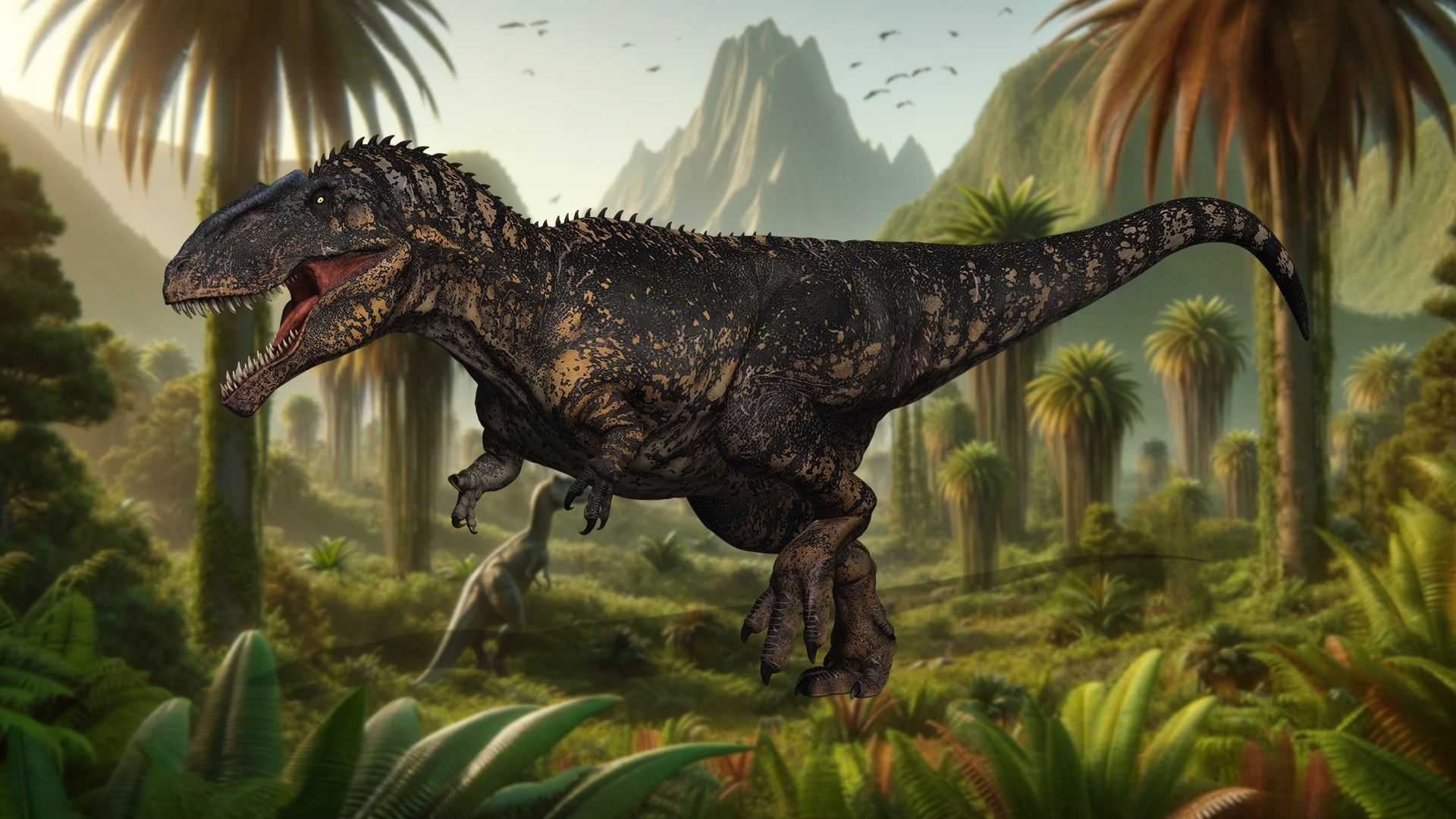 3D model Predator Dinosaur Jurassic Giant TRex 3D Model Dino VR / AR ...