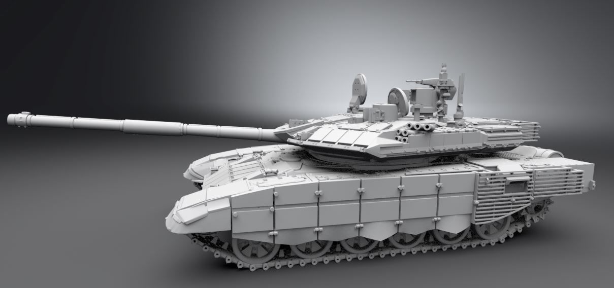 T90MS Tagil Scale model 3D model 3D printable | CGTrader