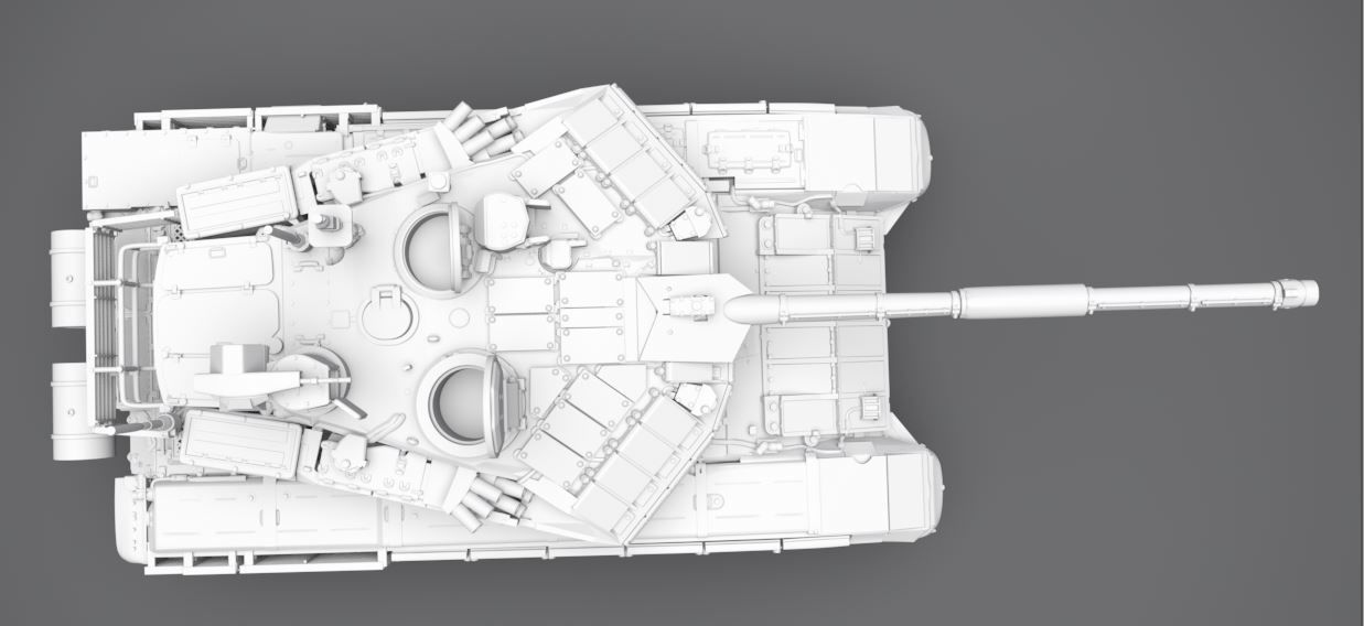 T90MS Tagil Scale model 3D model 3D printable | CGTrader