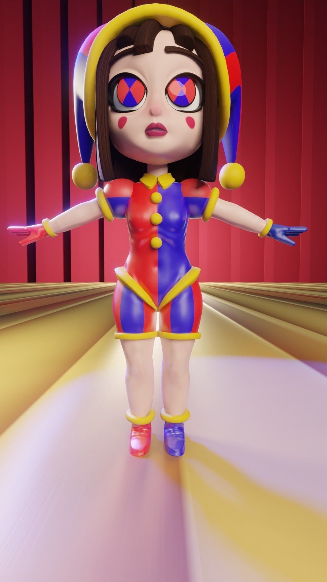 3D model POMNI from The Amazing Digital Circus - FanArt - Blender VR ...