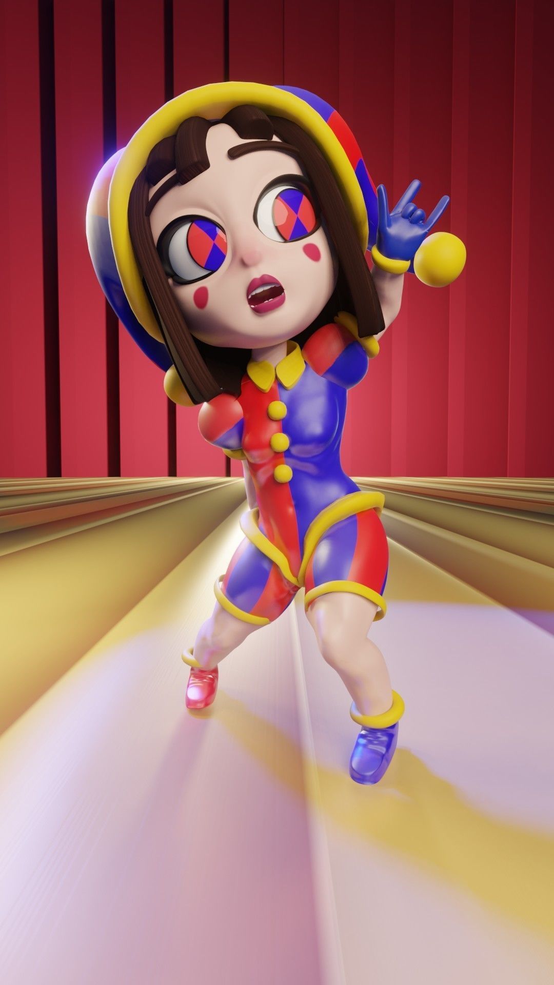 3D model POMNI from The Amazing Digital Circus - FanArt - Blender VR ...