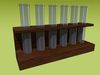 Dollhouse Miniature Test Tube set 3D model 3D printable | CGTrader