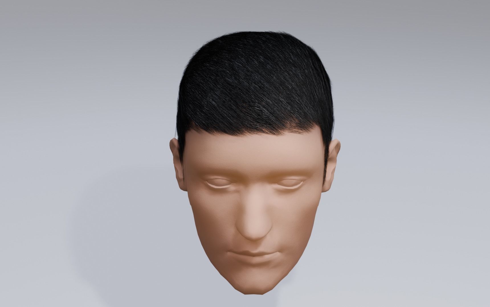 3D model Male short hair 3d Model VR / AR / low-poly | CGTrader