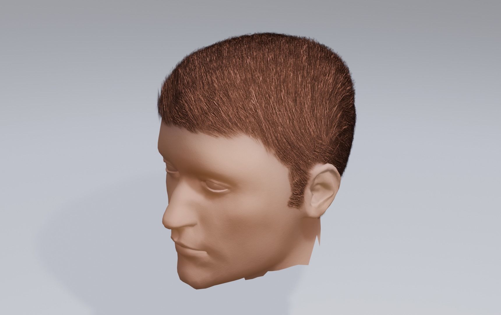 3D model Male short hair 3d Model VR / AR / low-poly | CGTrader