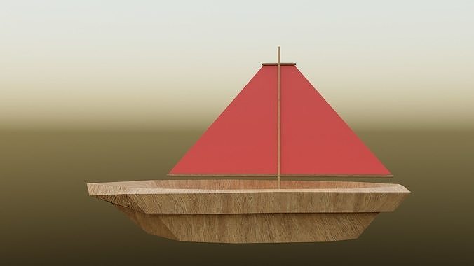 Low poly Boat free VR / AR / low-poly 3D model | CGTrader