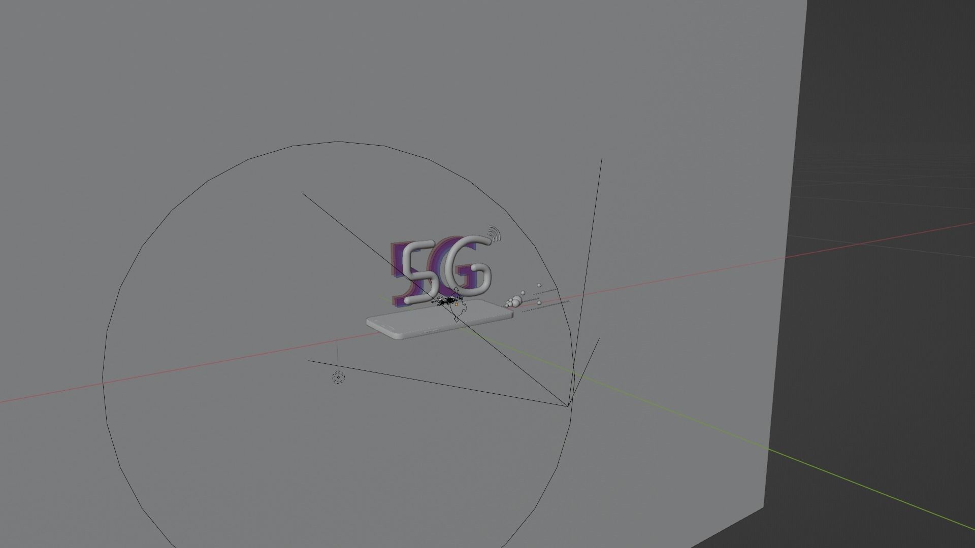 5G speed Template 3D model animated | CGTrader
