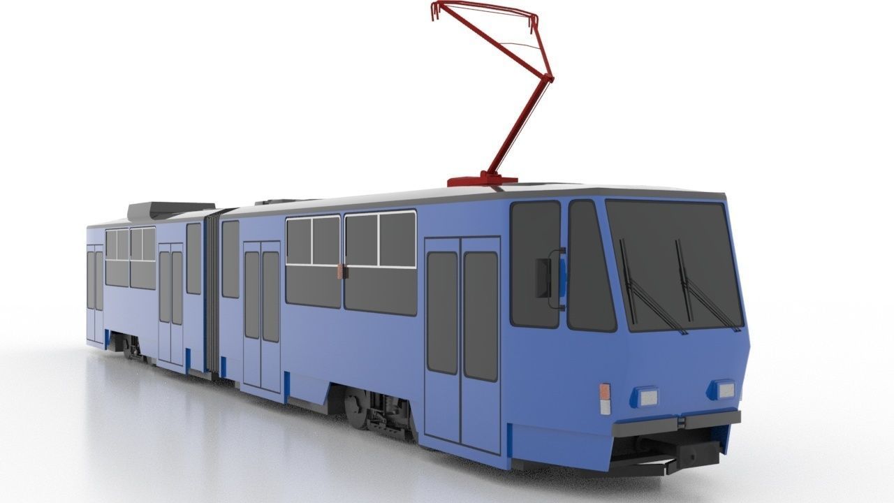 3D model Tatra KT4YU Low VR / AR / low-poly | CGTrader