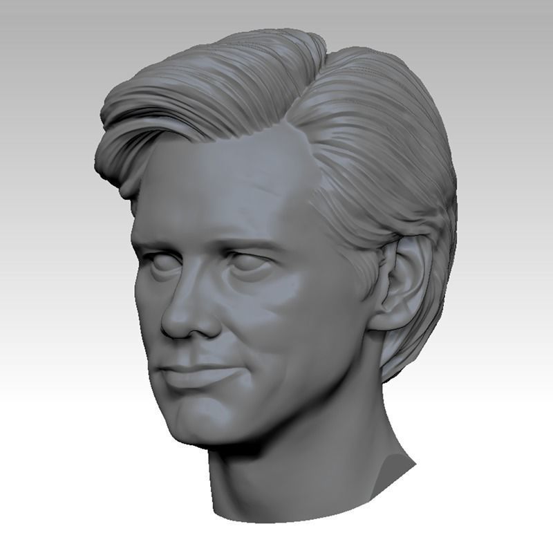 The Truman Show Jim Carrey Head sculpture 3D print model 3D model 3D ...