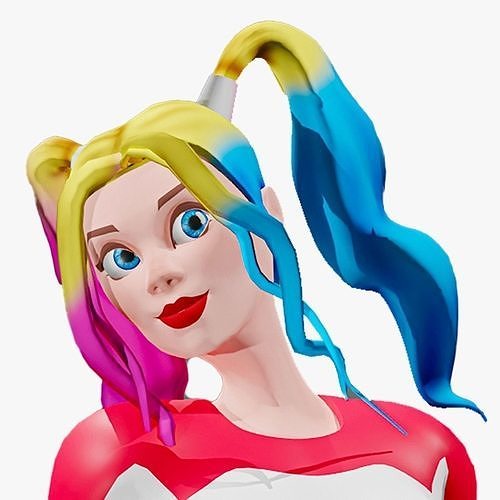 Stylized Female Character 3D model | CGTrader