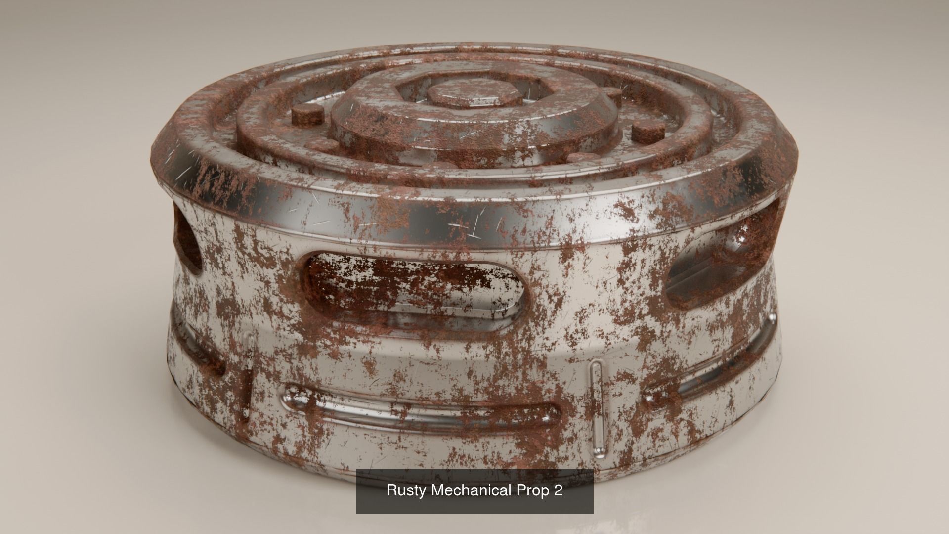 Rusty Mechanical Props 3D Model Collection | CGTrader