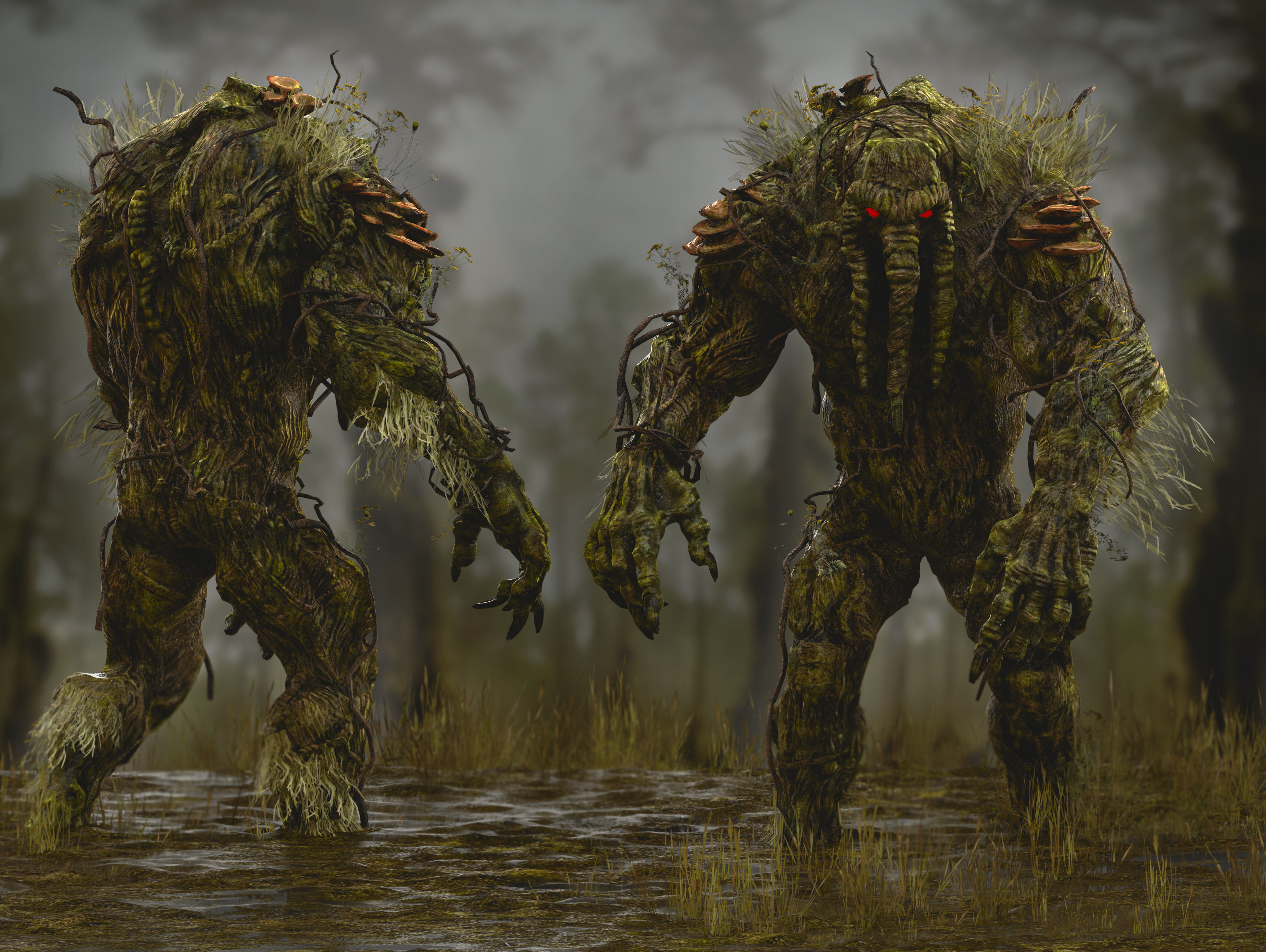 3D model Man Thing VR / AR / low-poly | CGTrader