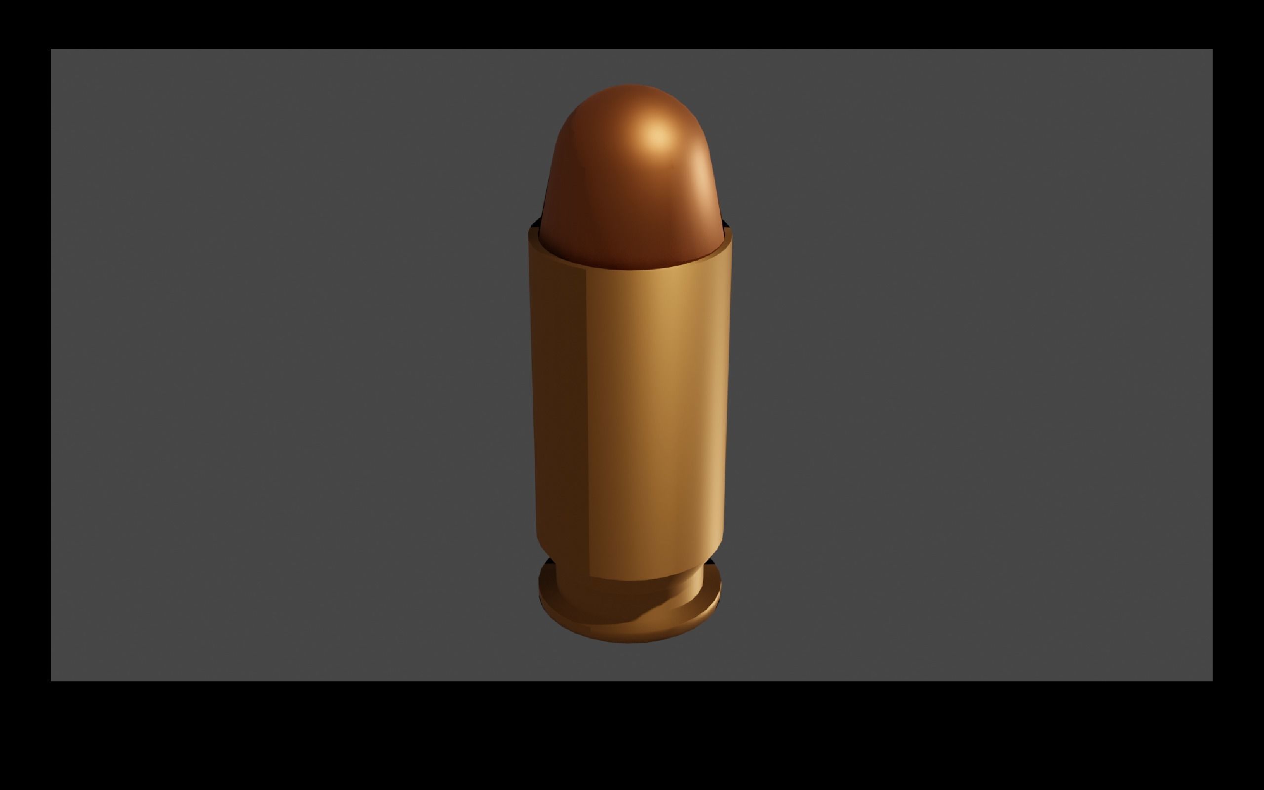bullet asset free 3D model | CGTrader
