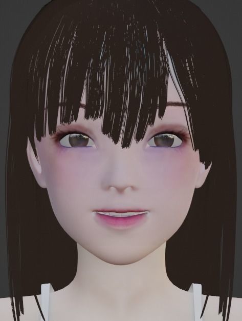 blender female model 001 3D model | CGTrader