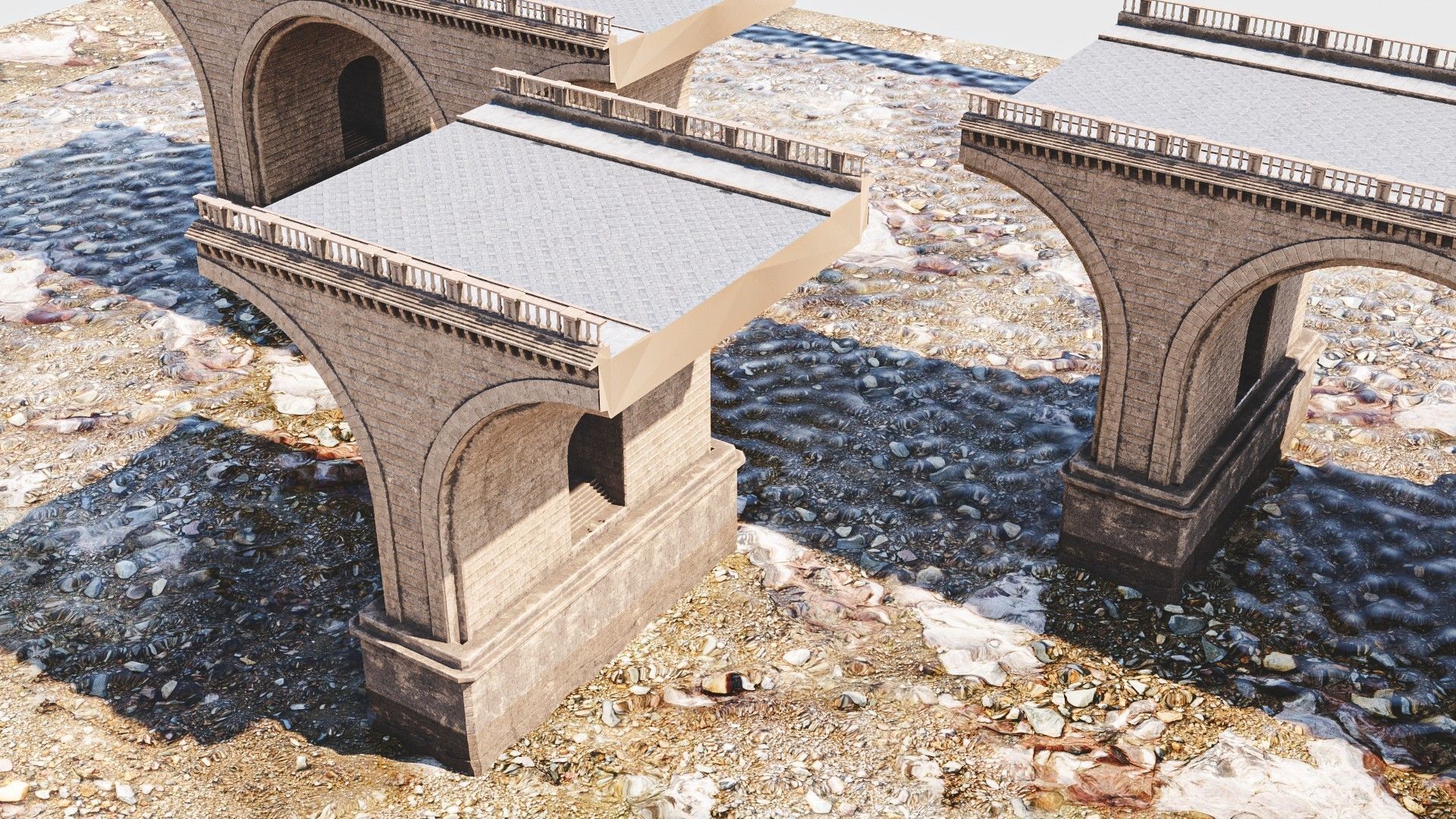 3D model Vintage Bridge VR / AR / low-poly | CGTrader