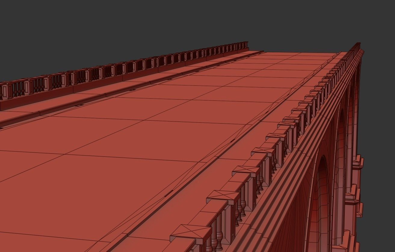 3D model Vintage Bridge VR / AR / low-poly | CGTrader
