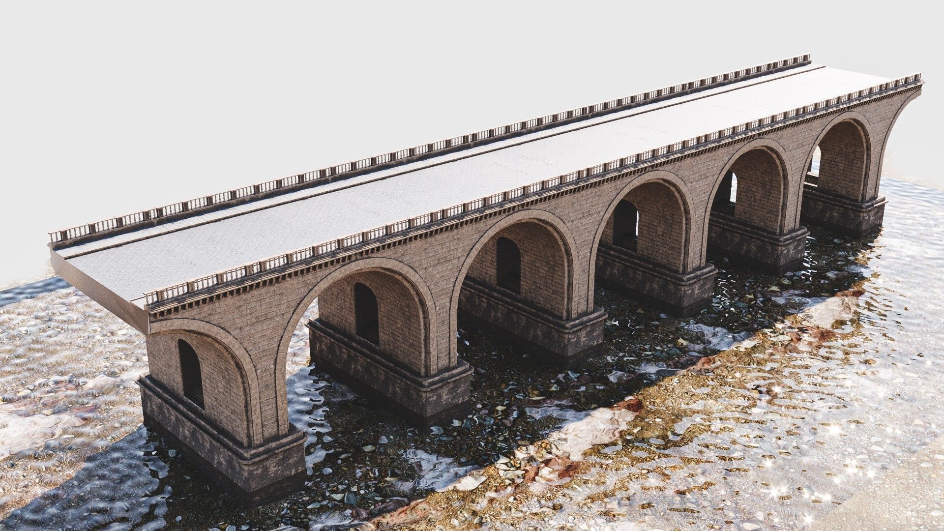3D model Vintage Bridge VR / AR / low-poly | CGTrader