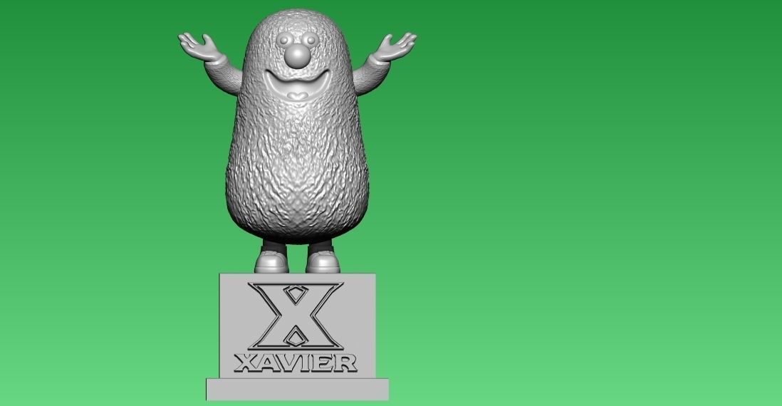 XAVIER MUSKETEERS MEN BASKETBALL MASCOT STATUE - 3D PRINT 3D model 3D ...