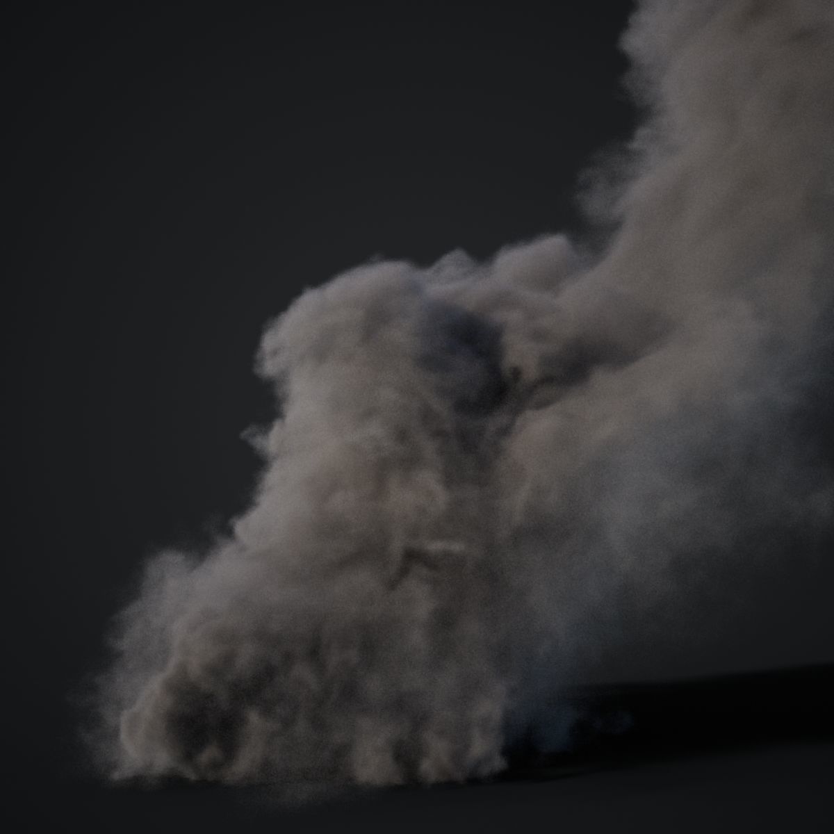 Animated Smoke Plume 9 free 3D model animated | CGTrader