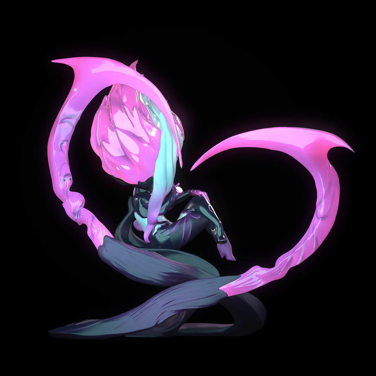 Evelynn League of Legends Figure chibi 3D model 3D printable | CGTrader