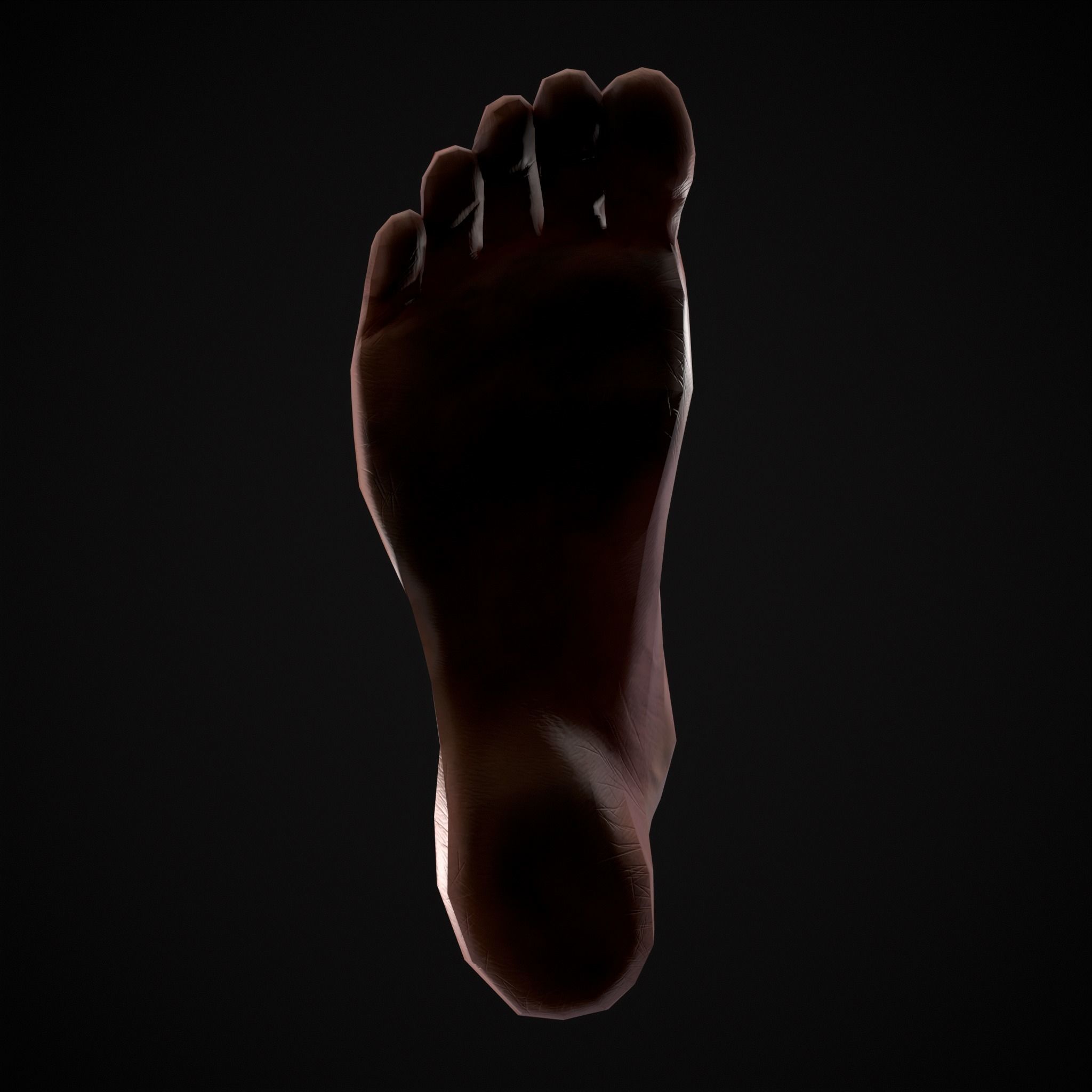 3D model Severed Male Foot VR / AR / low-poly | CGTrader