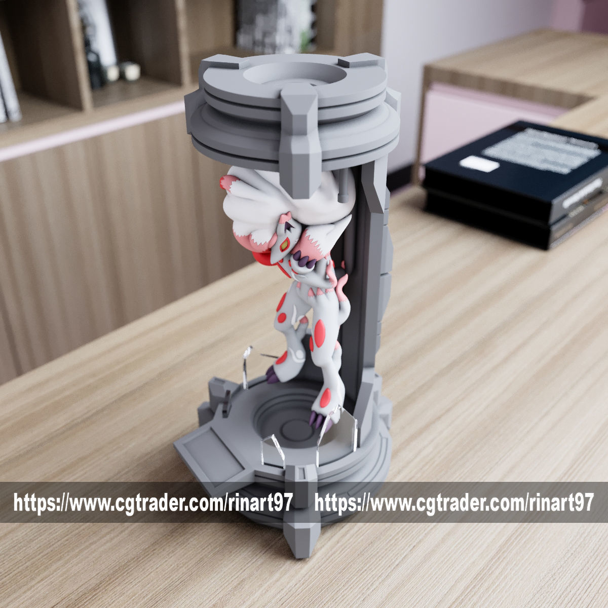 Zoroark Hisuian in the lab from pokemon 3D model 3D printable | CGTrader