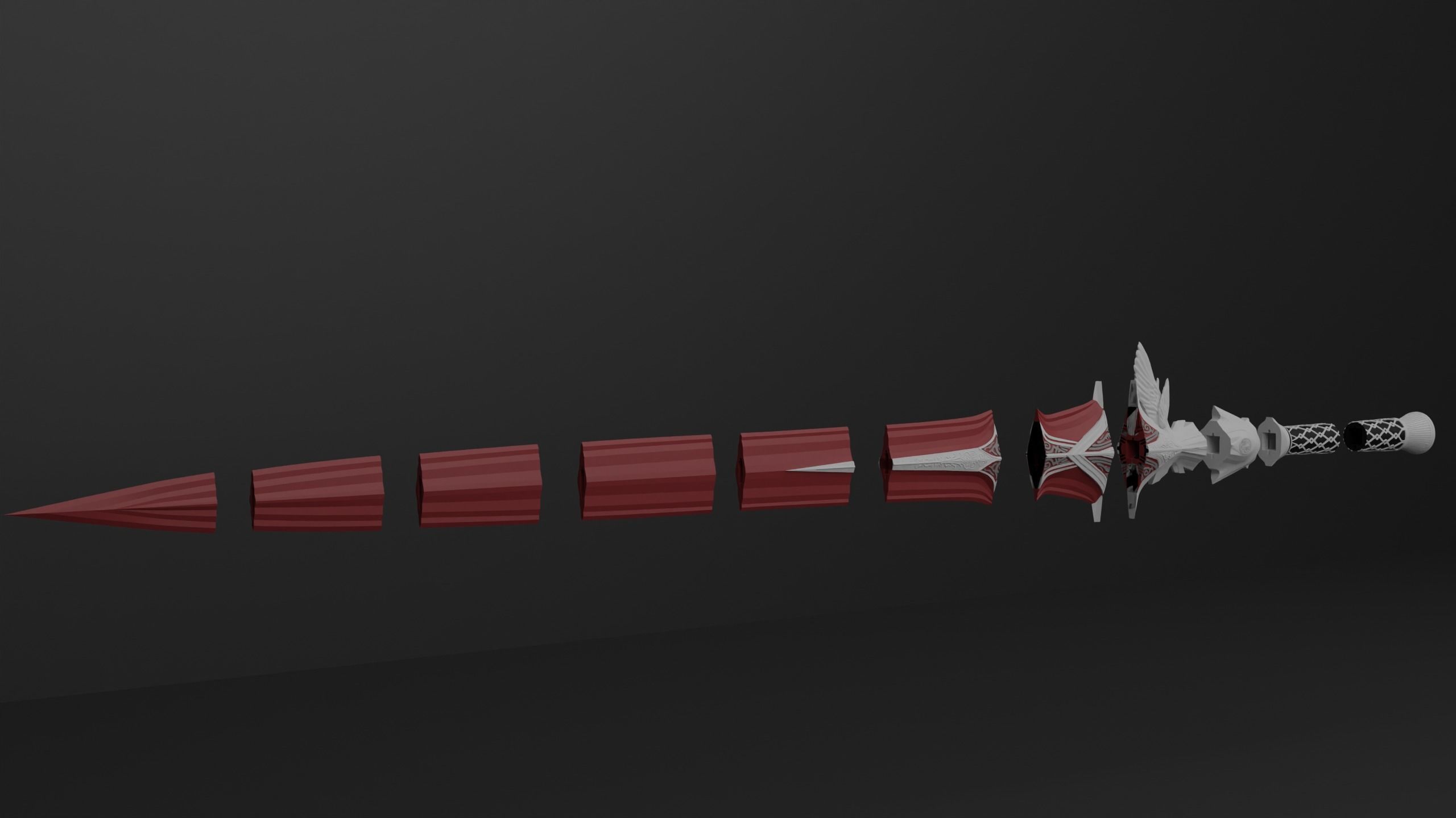 Final fantasy XV royal arms Sword of the Wise 3d print 3D model 3D ...