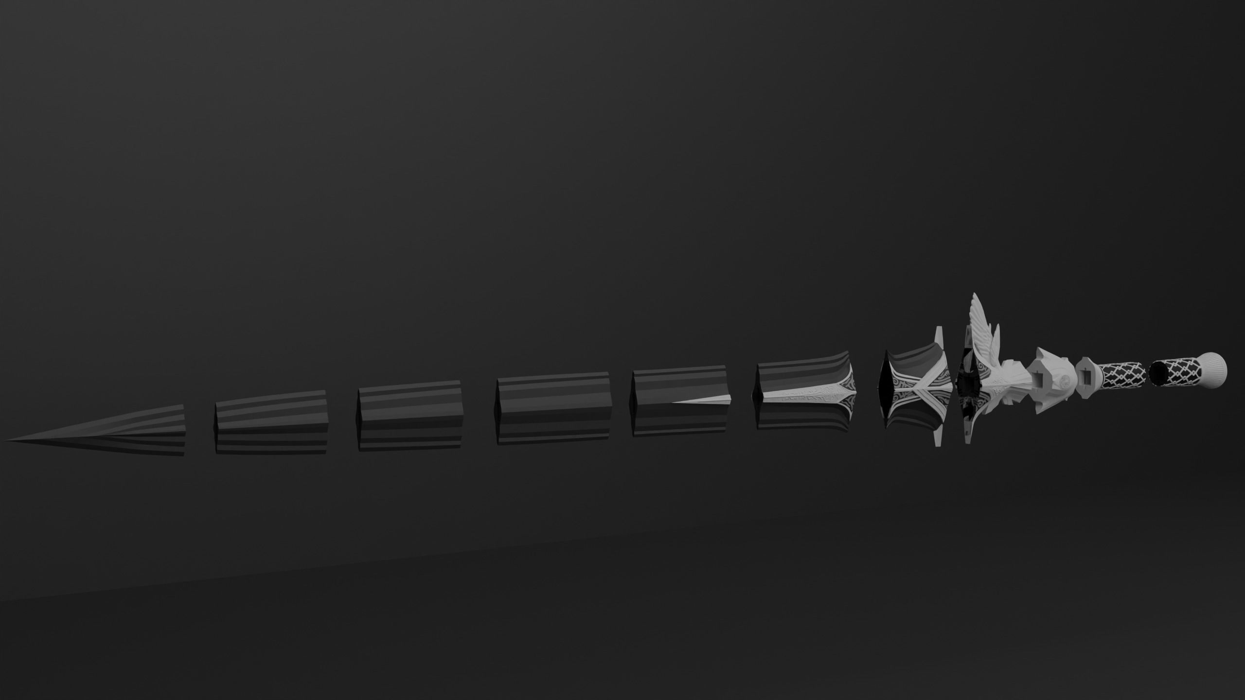 Final fantasy XV royal arms Sword of the Wise 3d print 3D model 3D ...