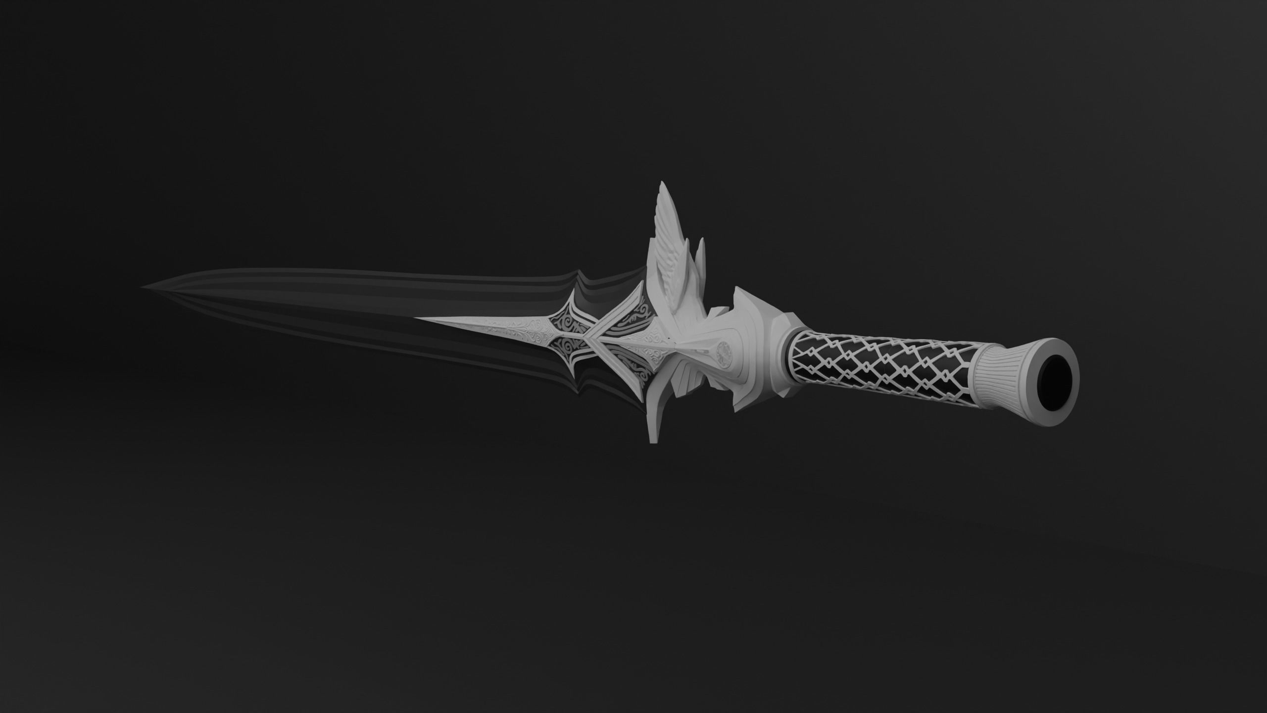 Final fantasy XV royal arms Sword of the Wise 3d print 3D model 3D ...