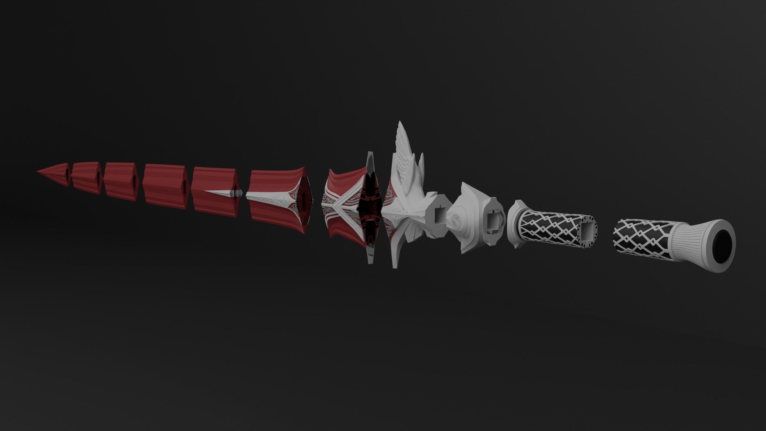 Final fantasy XV royal arms Sword of the Wise 3d print 3D model 3D ...