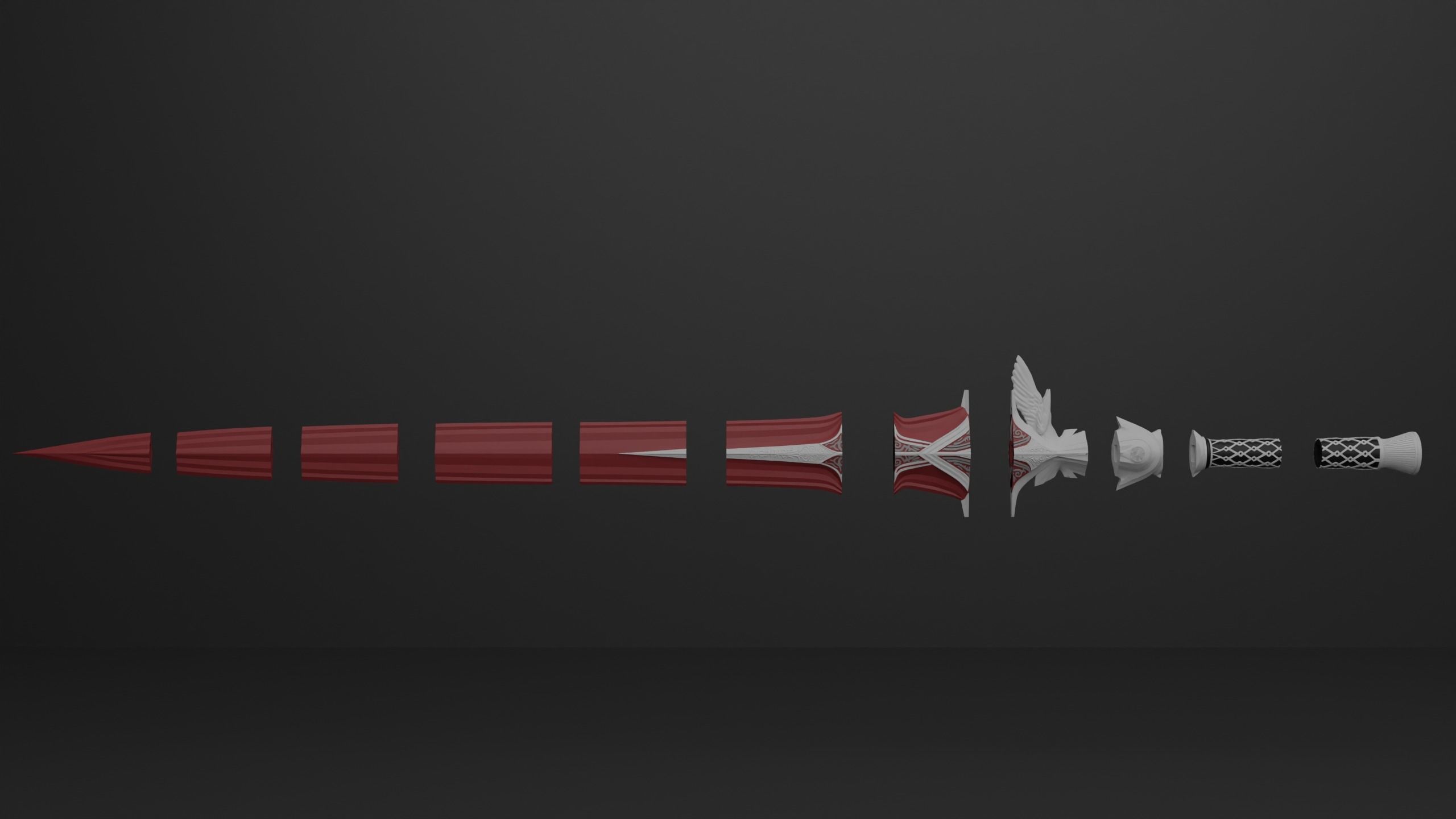 Final fantasy XV royal arms Sword of the Wise 3d print 3D model 3D ...