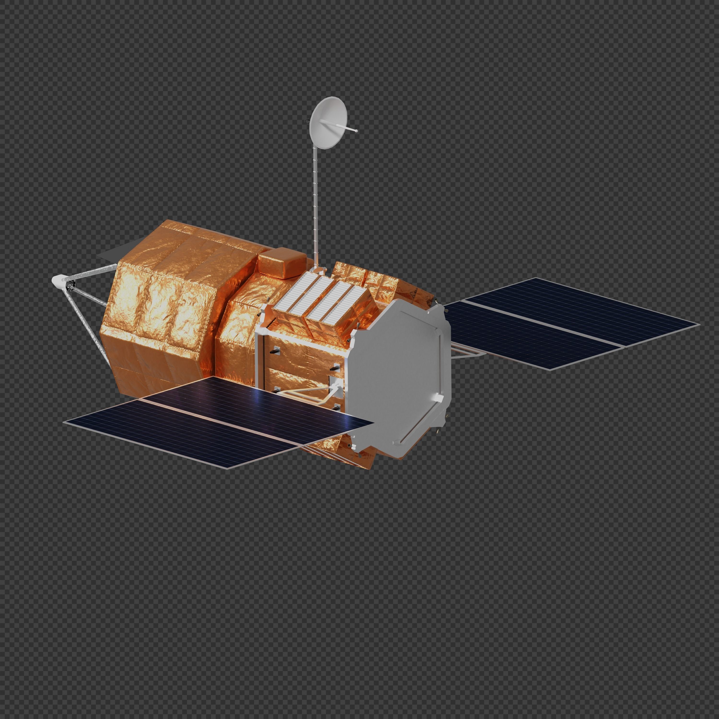 Zenith Star satellite 3D model | CGTrader