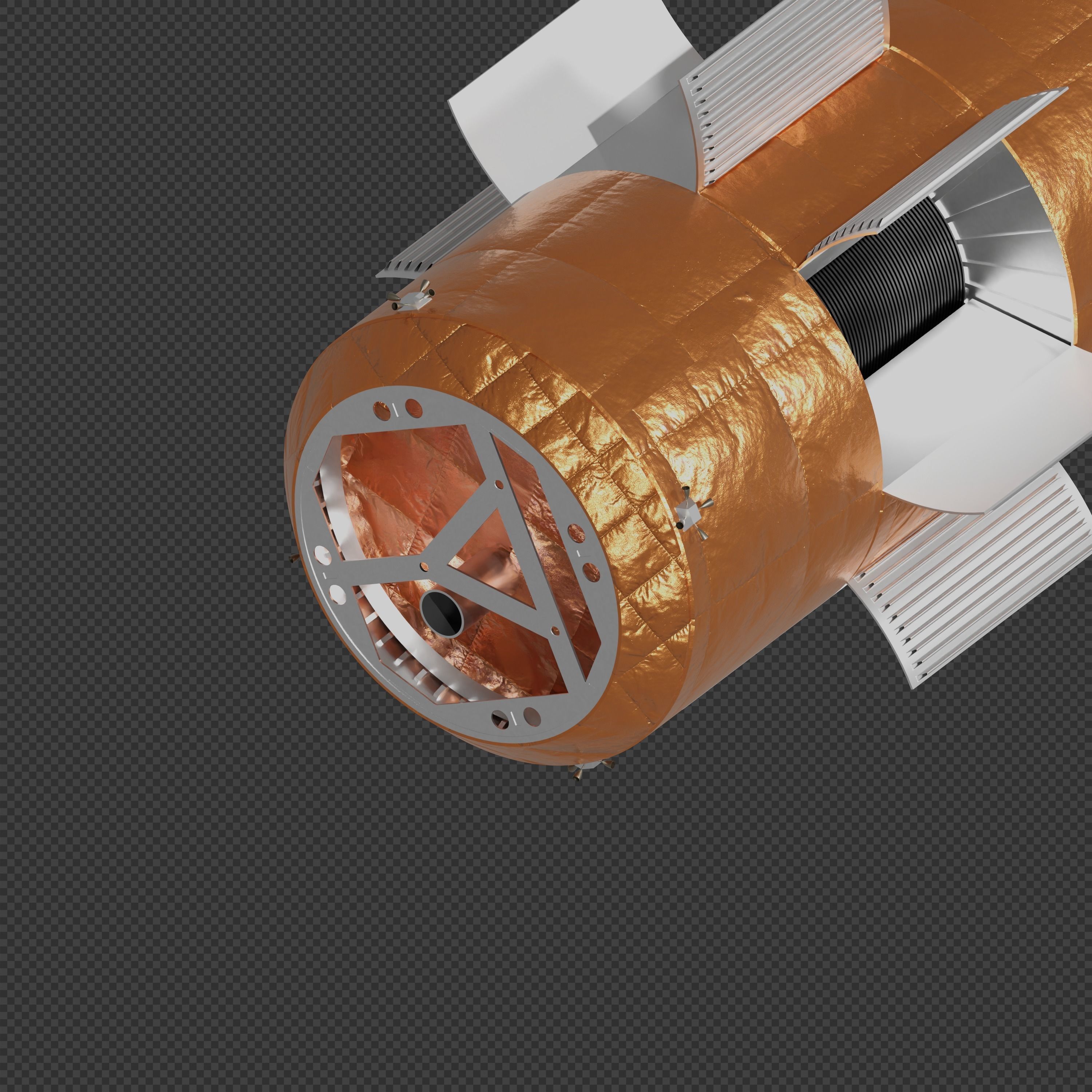 Zenith Star satellite 3D model | CGTrader
