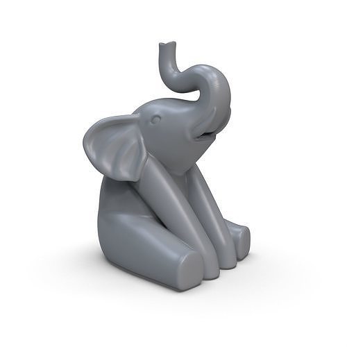 elephant 3D model 3D printable | CGTrader