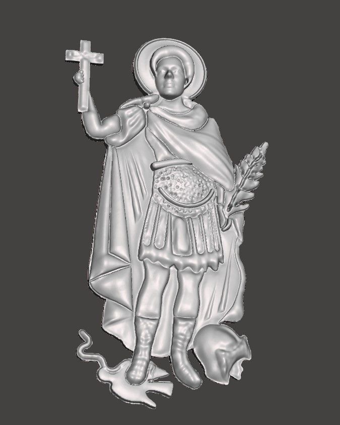 Santo Expedito 3D model 3D printable | CGTrader