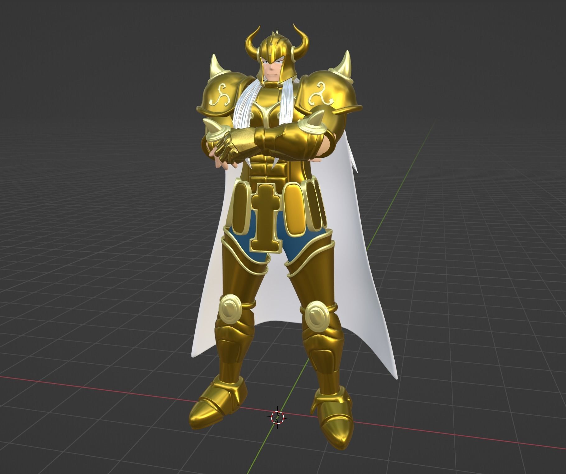Taurus Aldebaran - Saint Seiya 3D model rigged | CGTrader