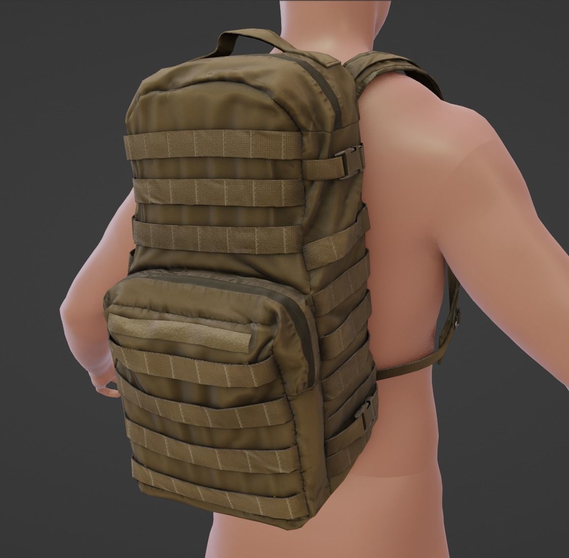 3D model USMC FILBE Assault pack VR / AR / low-poly | CGTrader