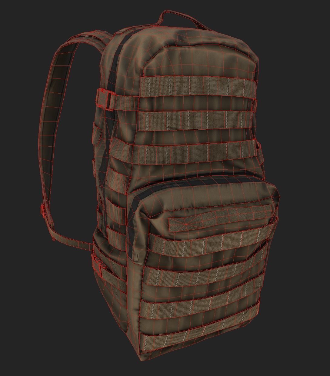 3D model USMC FILBE Assault pack VR / AR / low-poly | CGTrader