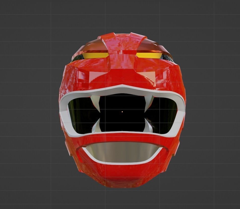 Power Rangers Wild Force Gaoranger helmet 3D model 3D printable | CGTrader