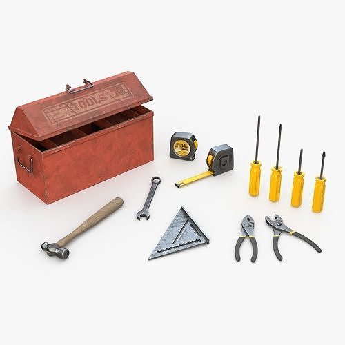3D model Garage Hand Tools VR / AR / low-poly | CGTrader