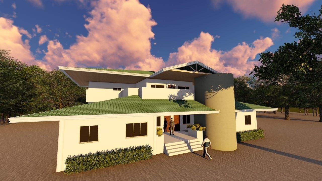 PROJECTS COMPLETED IN 3D MODEL WITH AUTOCAD FULL PLAN 3D model animated ...