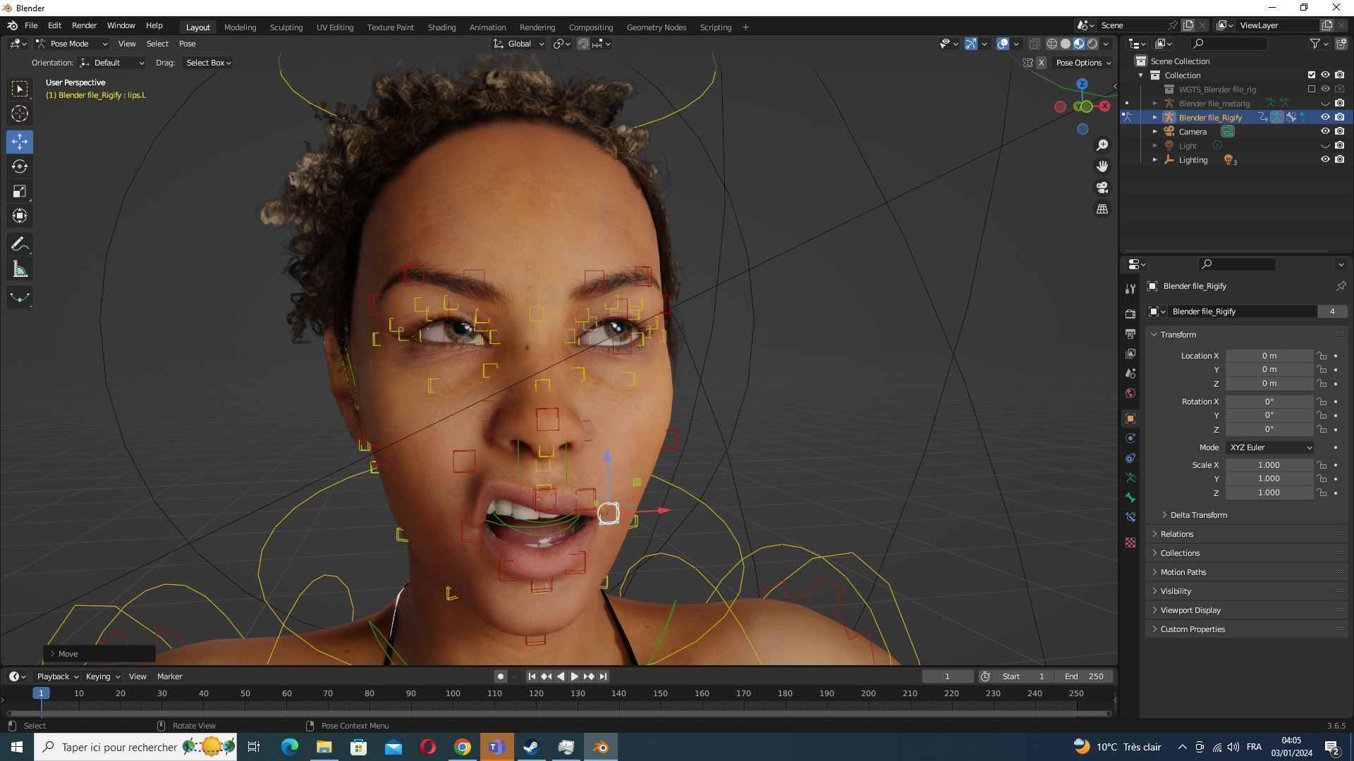 3D model Kalii - Police Attire VR / AR / low-poly | CGTrader