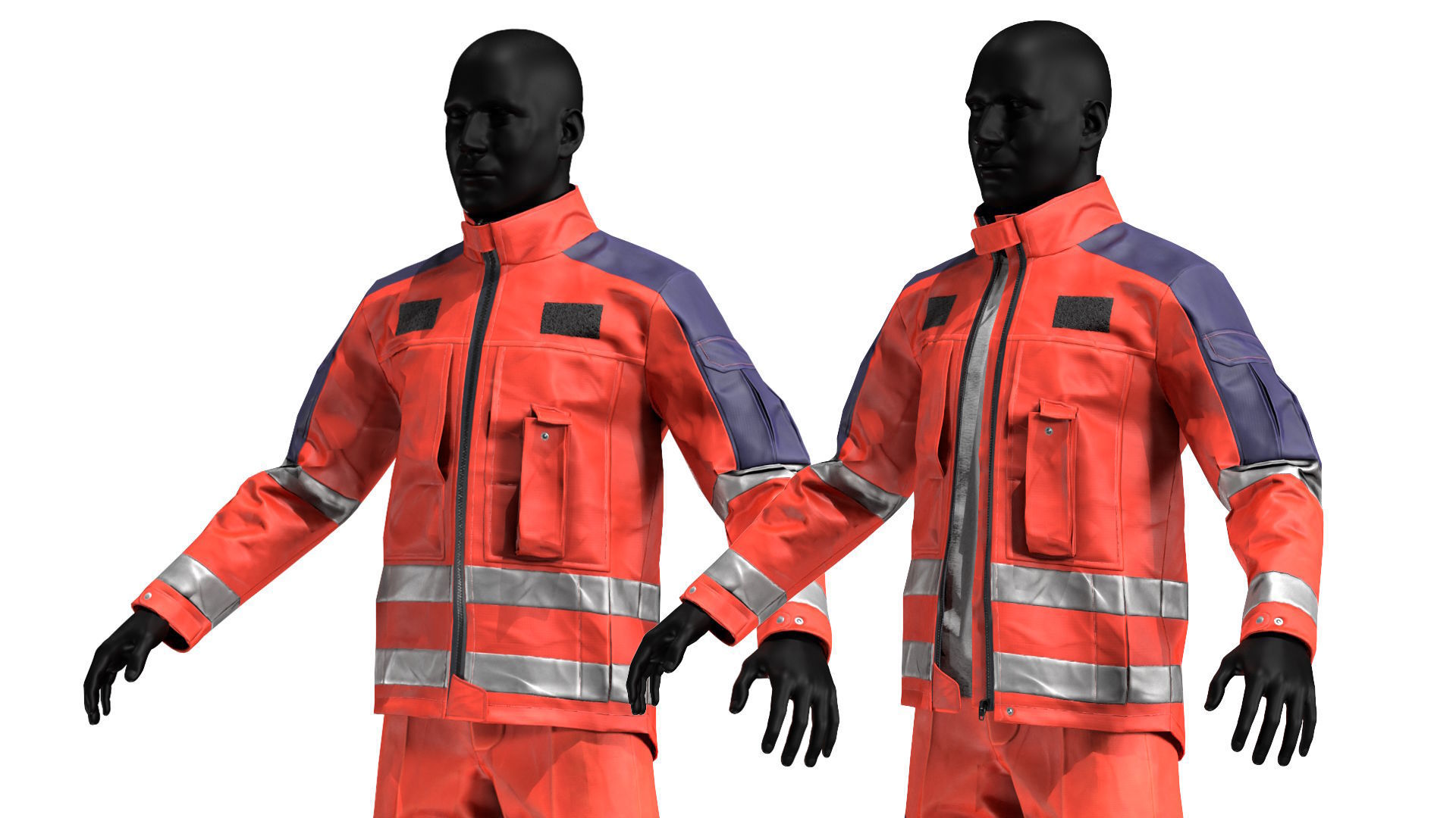 3D model EMS UNIFORM RIGGED VR / AR / low-poly | CGTrader