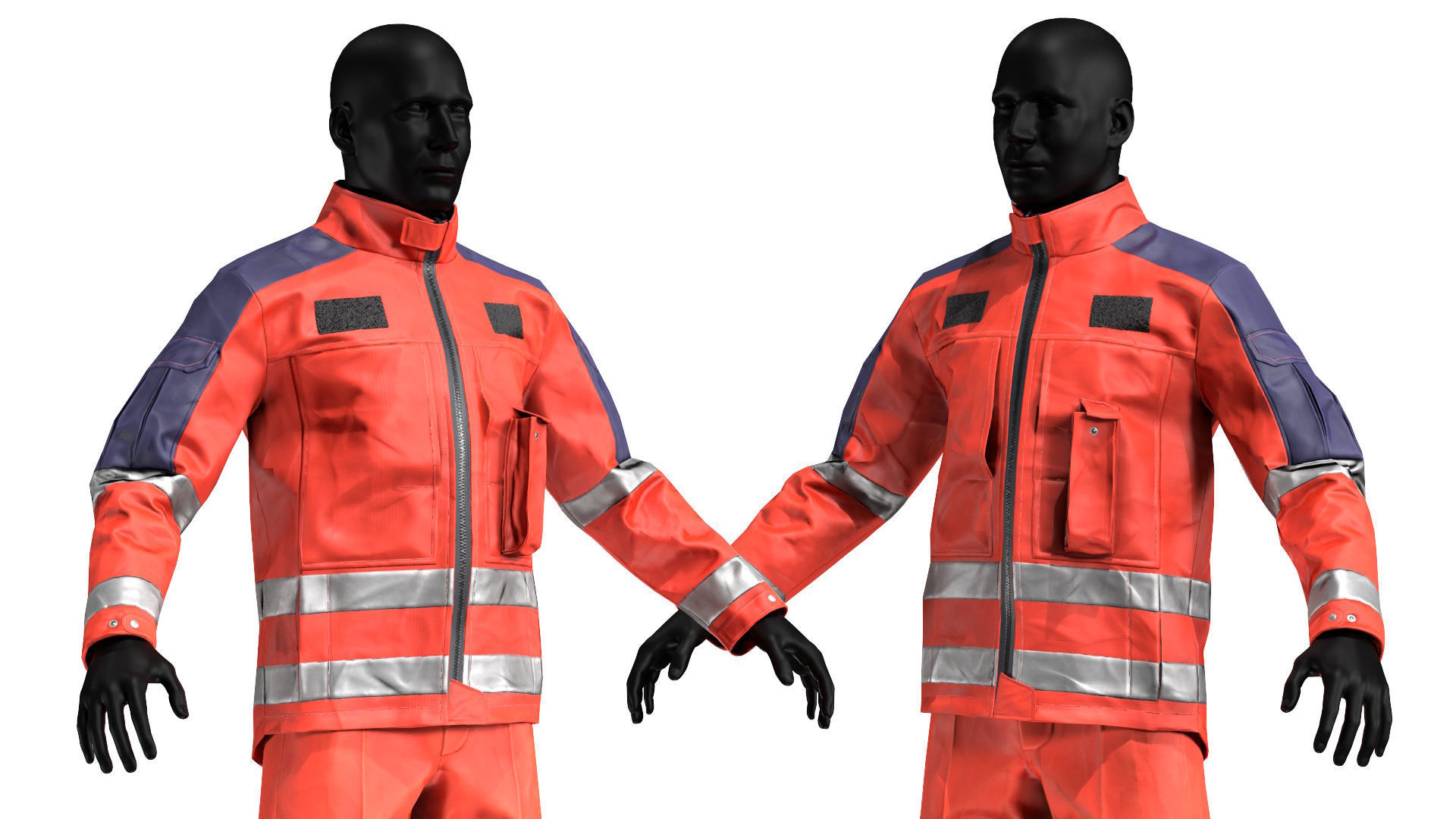 3D model EMS UNIFORM RIGGED VR / AR / low-poly | CGTrader