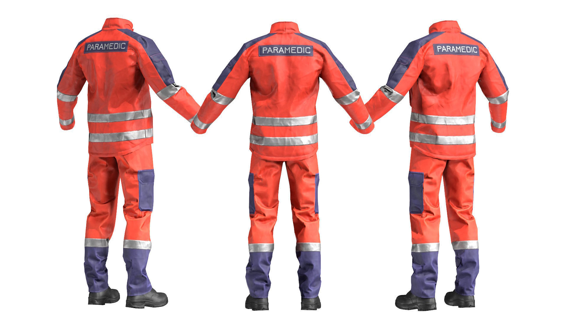3D model EMS UNIFORM RIGGED VR / AR / low-poly | CGTrader