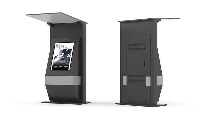 Electronic Kiosk 3D model | CGTrader