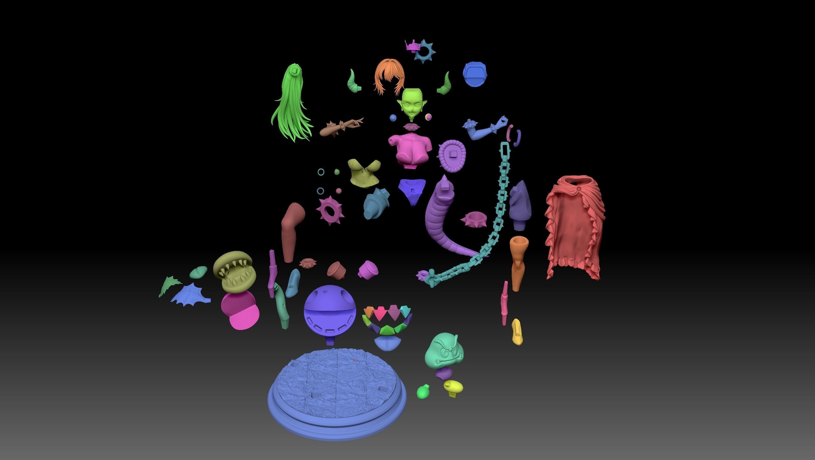 BOWSETTE 3D print model 3D model 3D printable | CGTrader