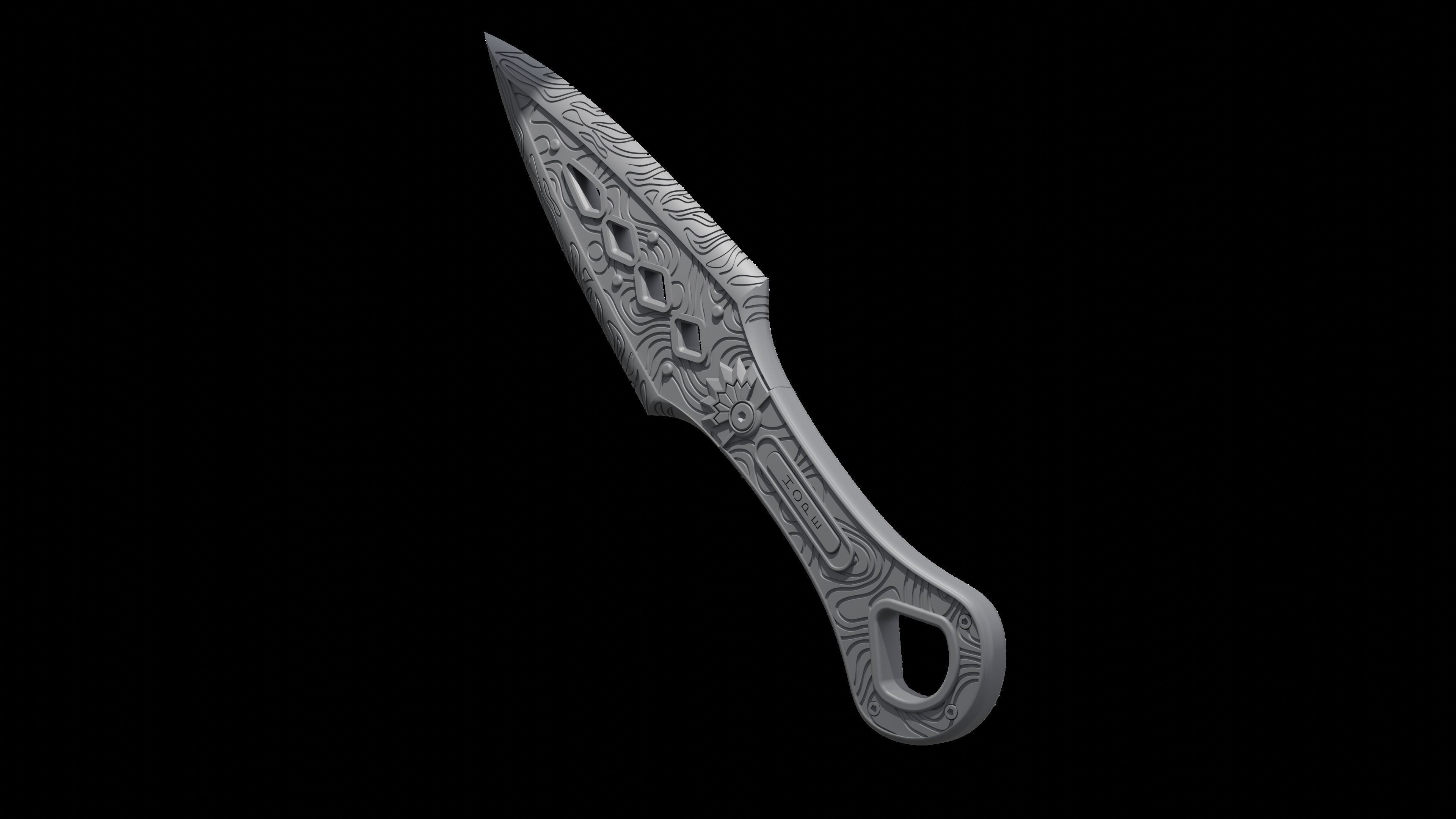 Apex legends Wraith heirloom Kunai 3D model 3D printable | CGTrader