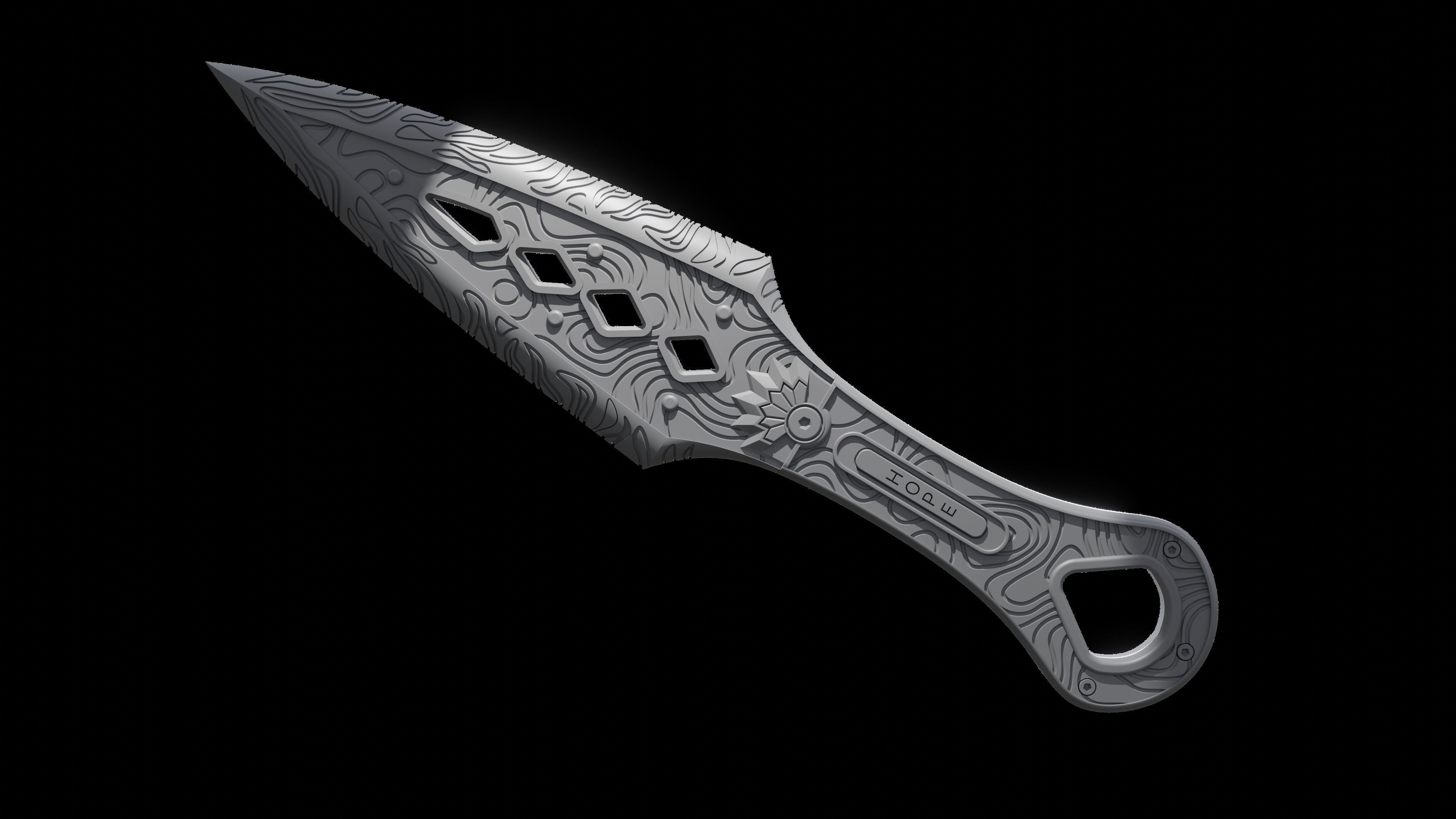 Apex legends Wraith heirloom Kunai 3D model 3D printable | CGTrader