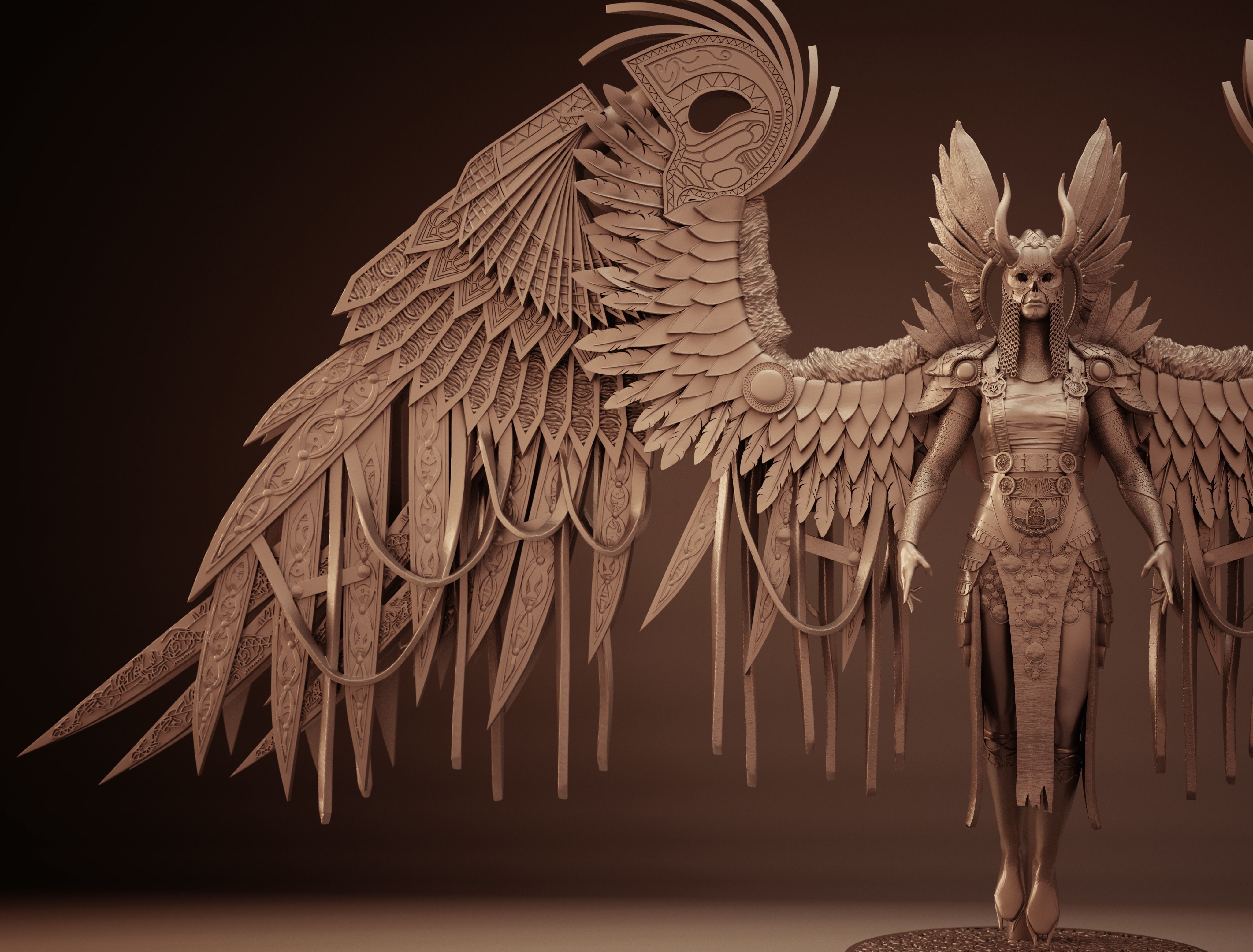 Valkyrie God Of War 3D model 3D printable | CGTrader